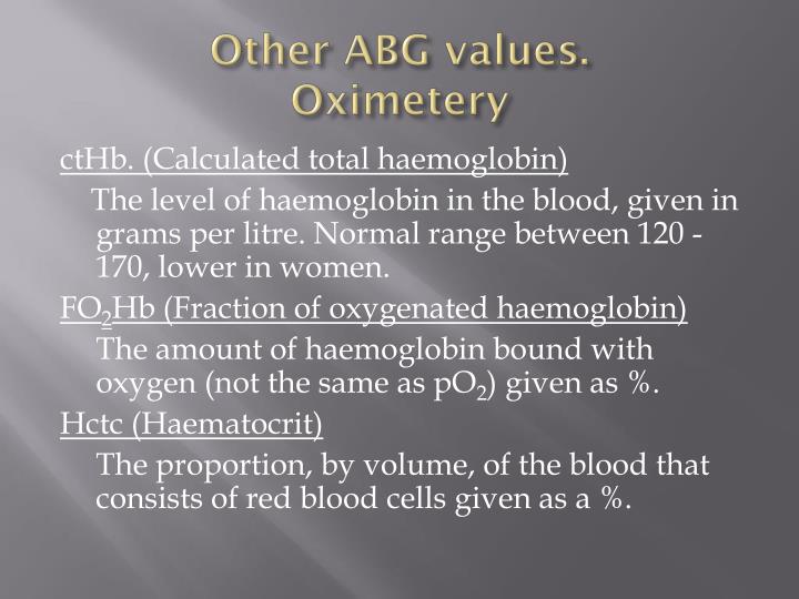 PPT - Arterial Blood Gas Analysis PowerPoint Presentation - ID:1959927