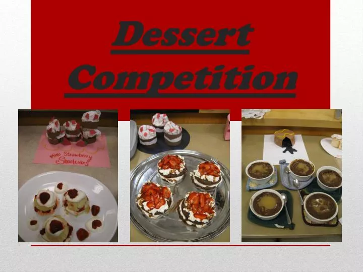 PPT - Dessert Competition PowerPoint Presentation, free download - ID ...