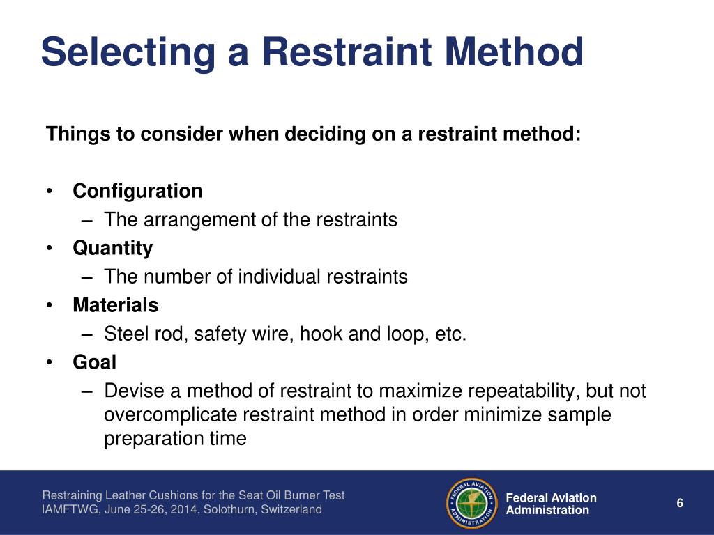 PPT - International Aircraft Materials Fire Test Working Group Meeting ...