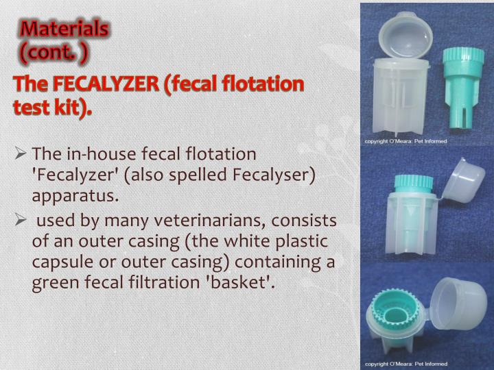 PPT - Concentration methods of fecal parasites PowerPoint Presentation ...