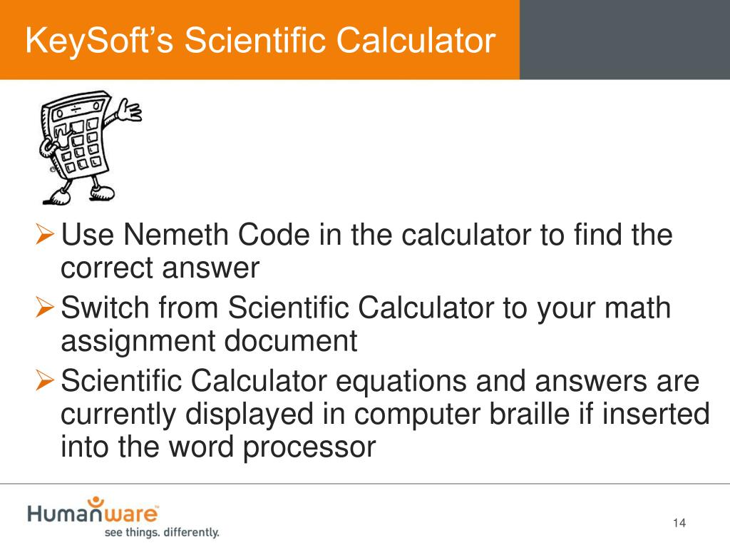 PPT - Nemeth Math on the BrailleNote Apex Dan Brown HumanWare ...