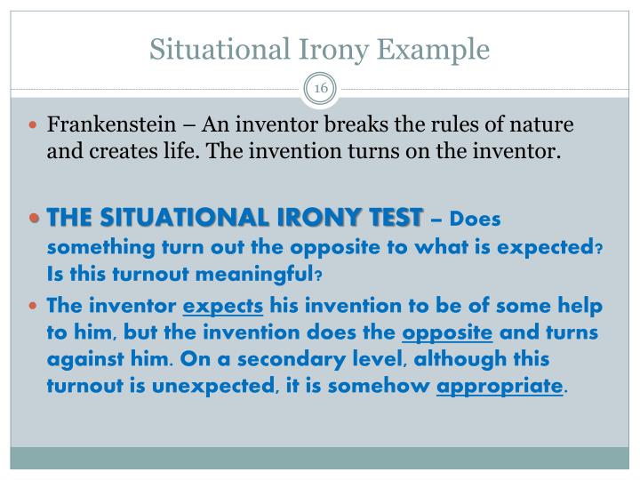 PPT - Irony PowerPoint Presentation - ID:1961724