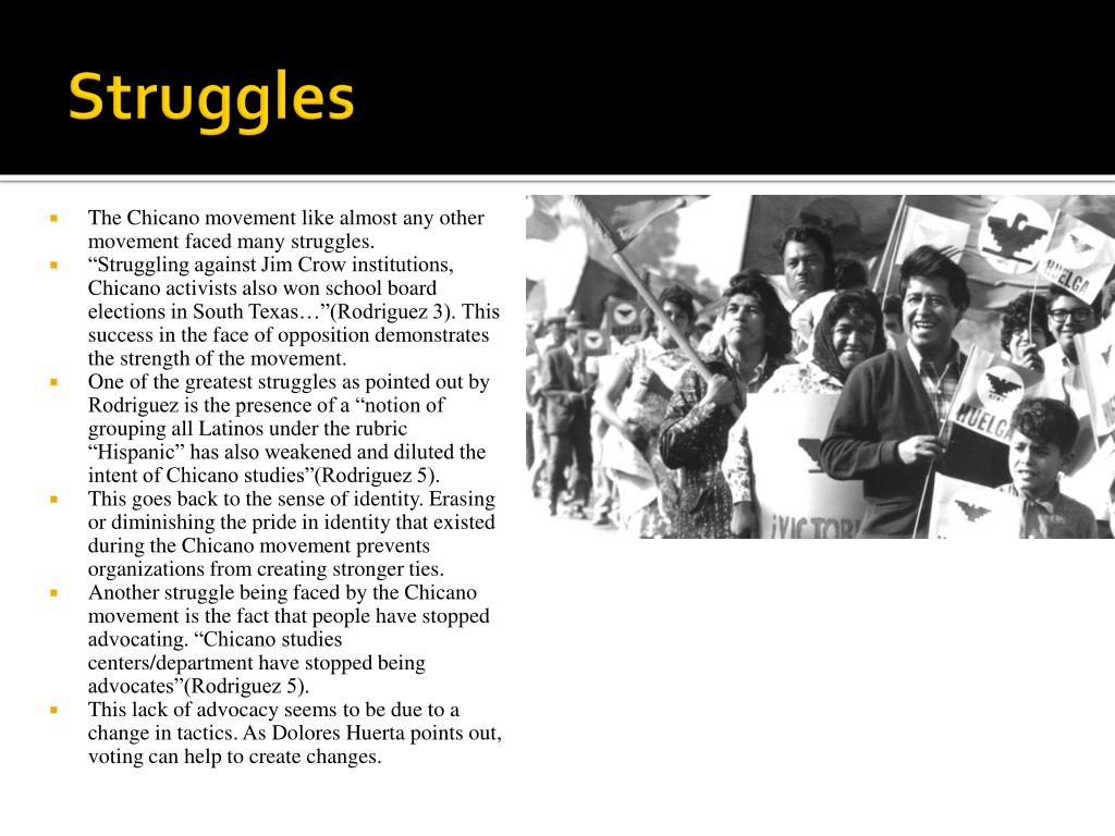 PPT - The Origins and History of The Chicano Movement By Roberto ...