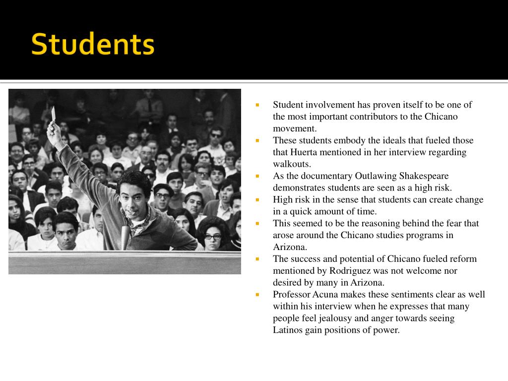 PPT - The Origins and History of The Chicano Movement By Roberto ...