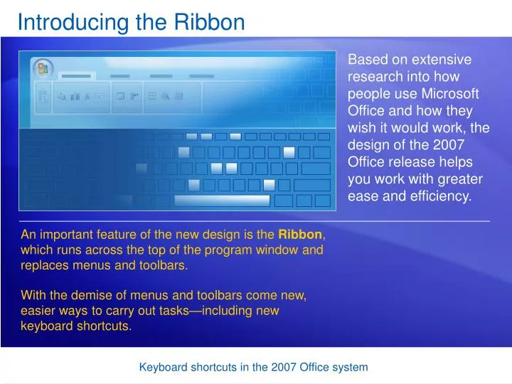 PPT - Introducing the Ribbon PowerPoint Presentation, free download ...