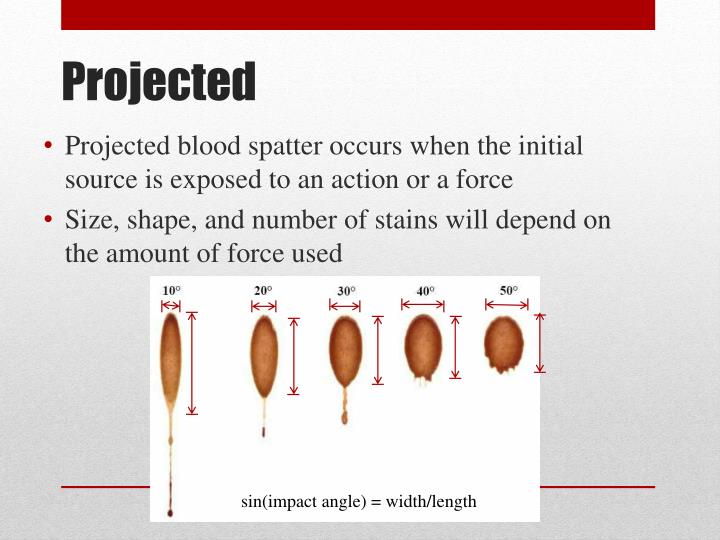 PPT - Blood Spatter Analysis PowerPoint Presentation - ID:1963294