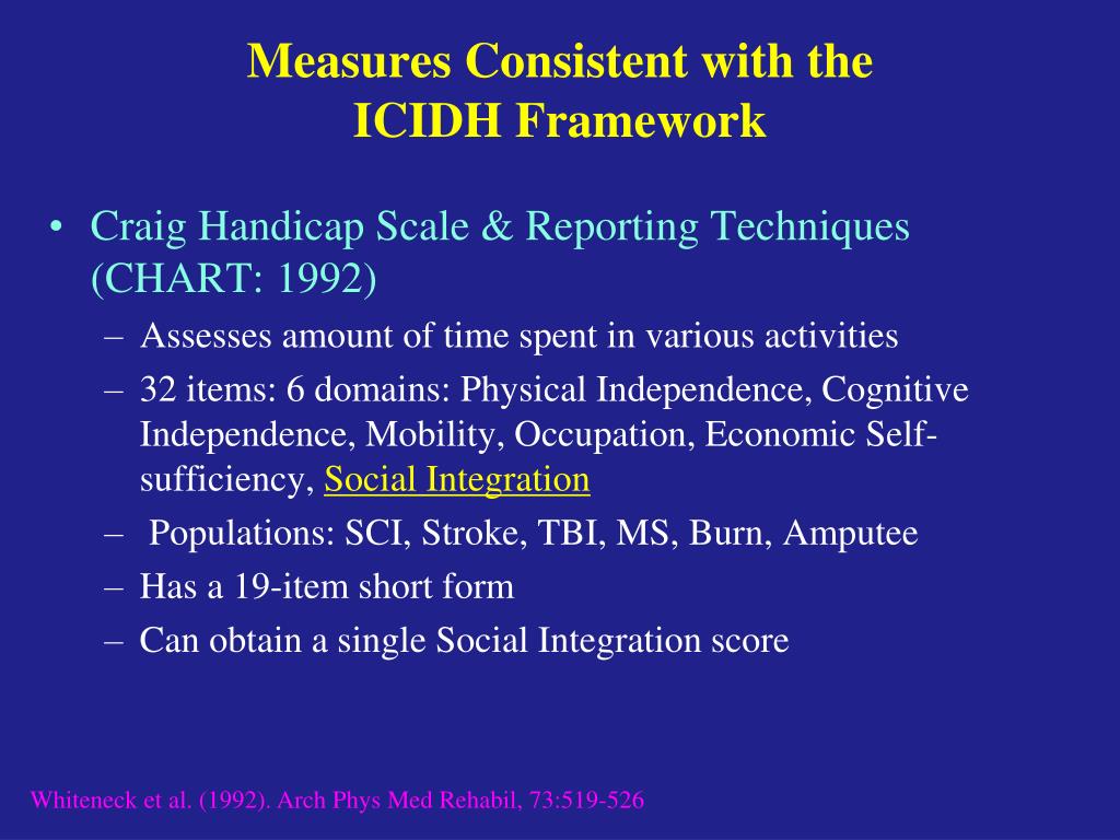 PPT - Social Participation Outcomes Measures PowerPoint Presentation ...