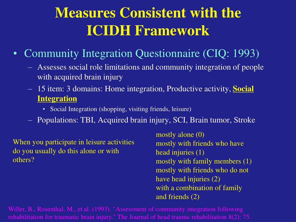 PPT - Social Participation Outcomes Measures PowerPoint Presentation ...