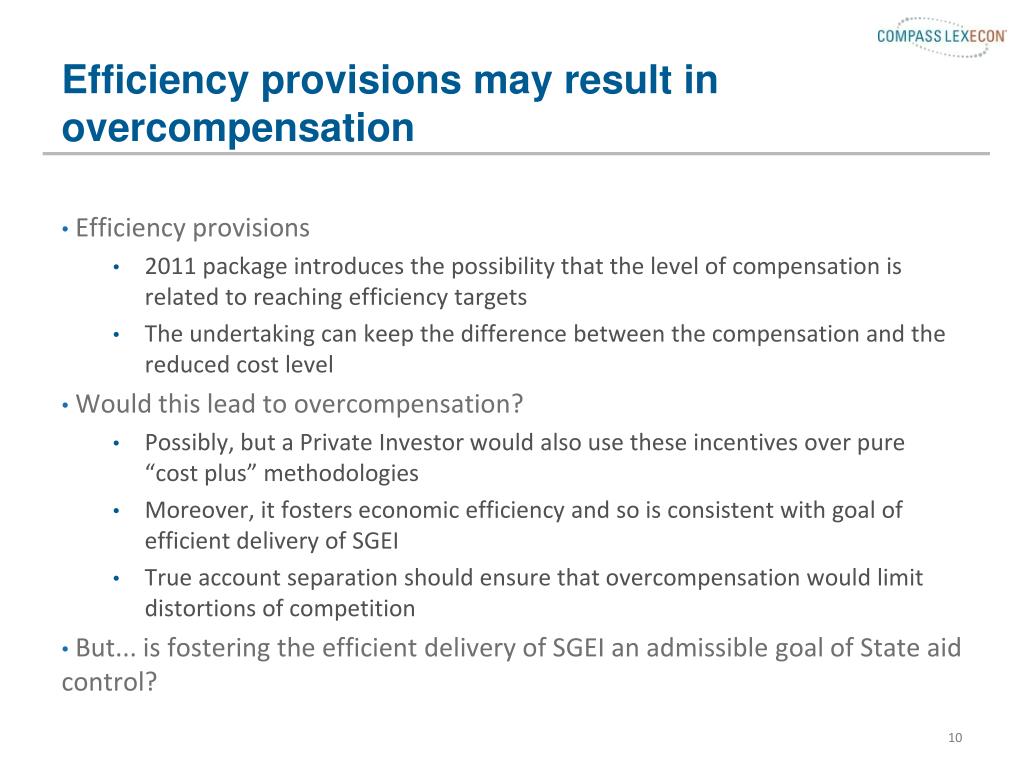 PPT - The reform of State aid rules on SGEI An economic perspective on ...
