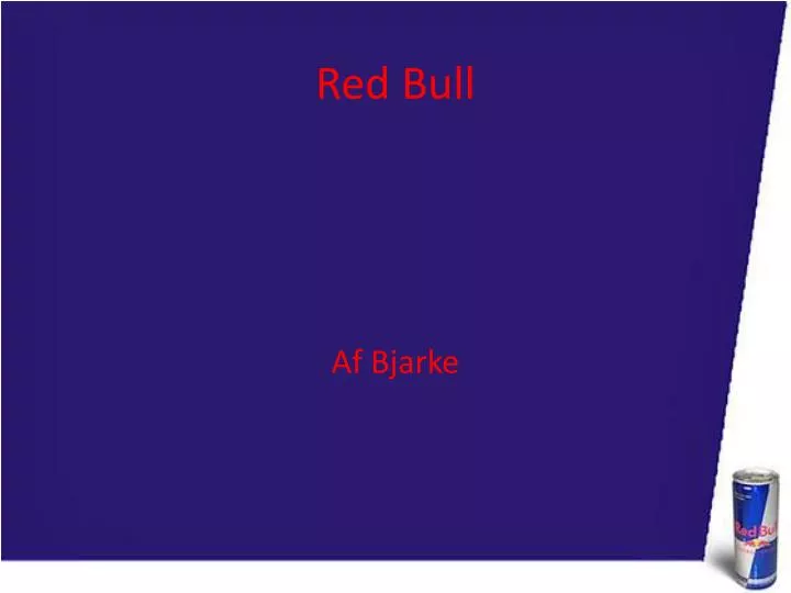 PPT - Red Bull PowerPoint Presentation, free download - ID:1964472