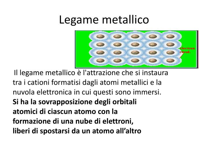 PPT - metalli PowerPoint Presentation - ID:1964673