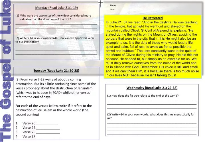 PPT - The Gospel of Luke PowerPoint Presentation, free download - ID ...