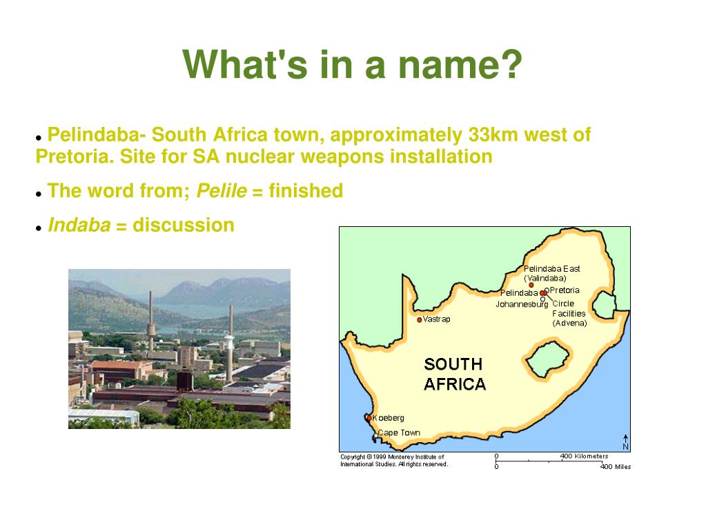 PPT - The African Nuclear Weapon Free Zone (Treaty of Pelindaba ...