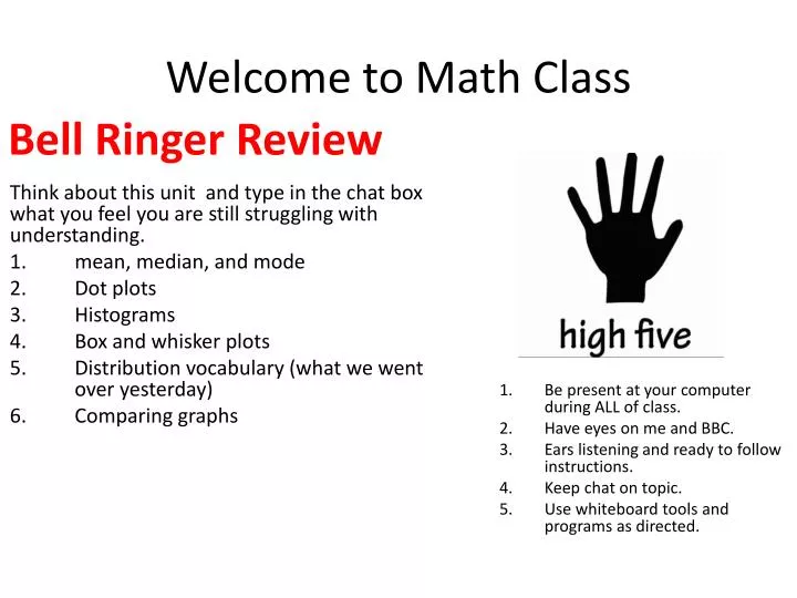 PPT - Welcome to Math Class PowerPoint Presentation, free download - ID ...
