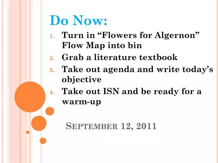 PPT - September 12, 2011 PowerPoint Presentation, free download - ID ...