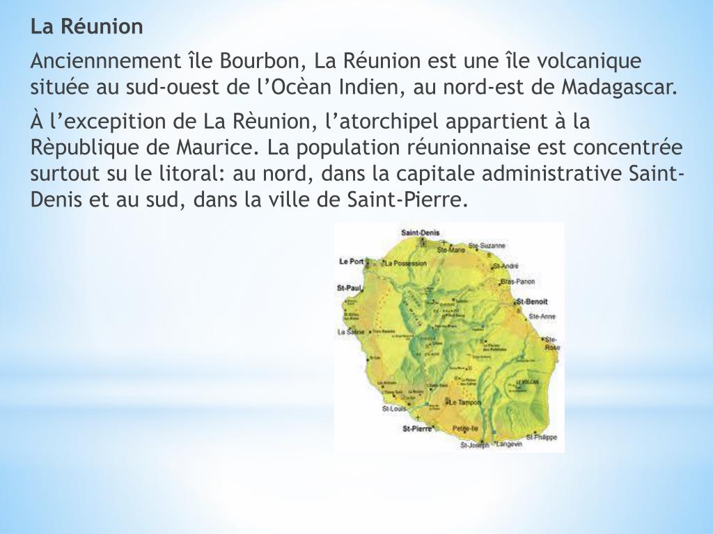 PPT - La France et les territoires d’ outre-mer Les DROM (Départements ...