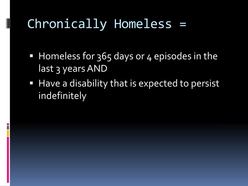 PPT - IHS : 35 Years of Serving Chronically Homeless People PowerPoint ...