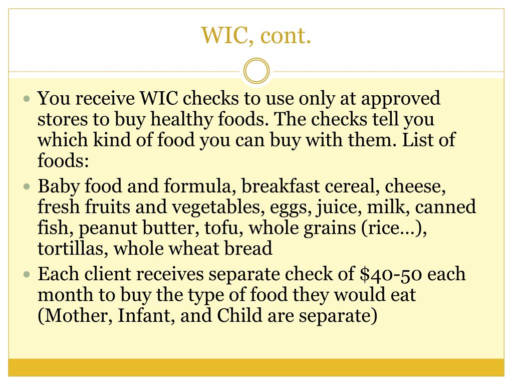PPT - Family Services: Food Assistance PowerPoint Presentation, free ...