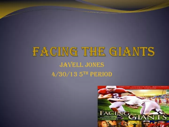 PPT - Facing The Giants PowerPoint Presentation, free download - ID:1966344