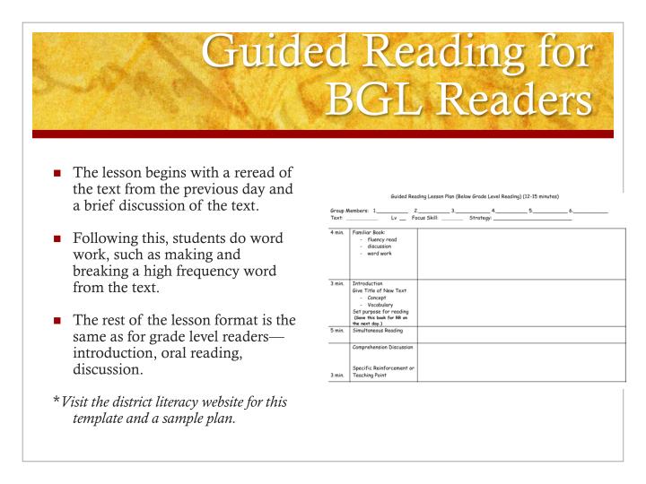PPT - Guided Reading PowerPoint Presentation - ID:1966572