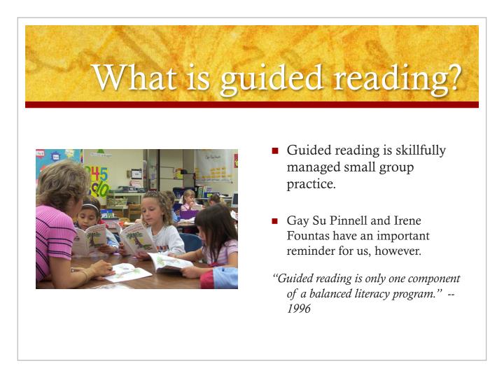 PPT - Guided Reading PowerPoint Presentation - ID:1966572