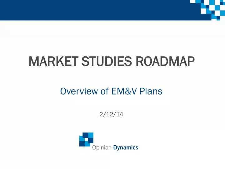 PPT - Market Studies Roadmap PowerPoint Presentation, free download ...