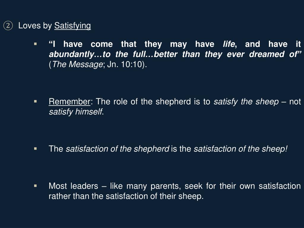 PPT - TRANSFORMATION OF YOUR LEADERSHIP GOD…THE SHEPHERD LEADER ...