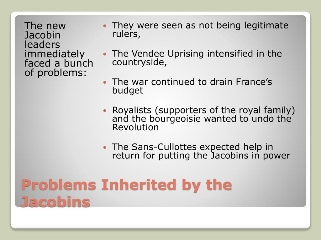 PPT - The Radical Stage of the French Revolution PowerPoint ...