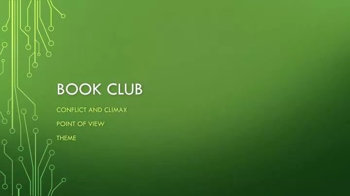PPT - Book Club PowerPoint Presentation, free download - ID:1967984