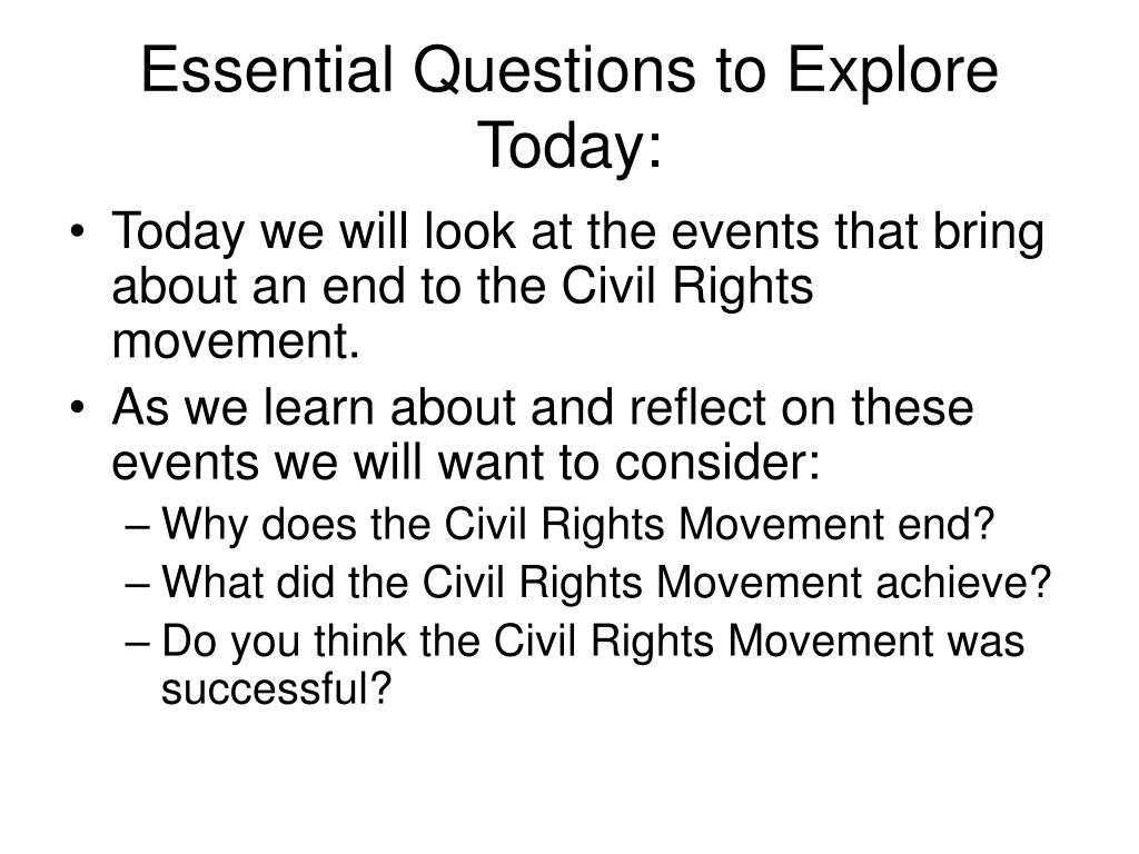 PPT - L14: The Civil Rights Movement 1948-1975 ( Six ) PowerPoint ...