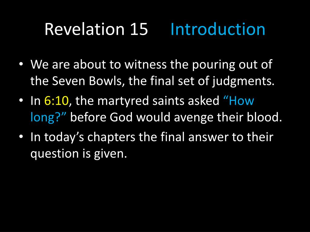 PPT - The Seven Bowls of God’s Wrath PowerPoint Presentation, free ...