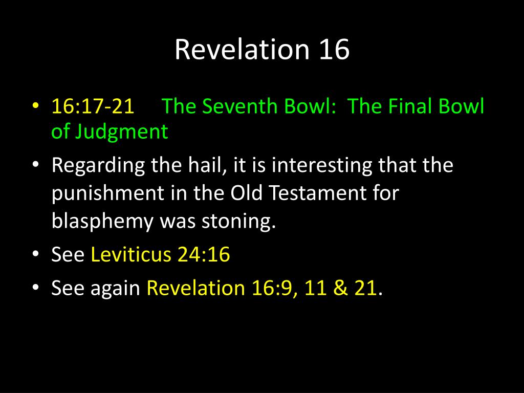 PPT - The Seven Bowls of God’s Wrath PowerPoint Presentation, free ...