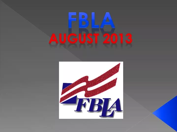 PPT - FBLA PowerPoint Presentation, free download - ID:1968214