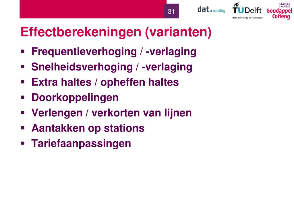 PPT - Nieuwe data voor (nieuwe) OV modellen PowerPoint Presentation ...