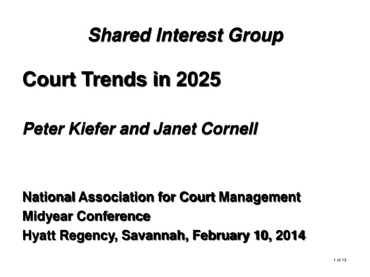 PPT - Shared Interest Group PowerPoint Presentation, free download - ID ...