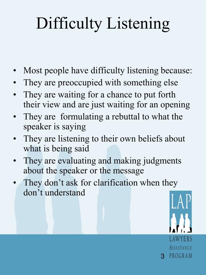 PPT - Advanced Communication Listening Skills PowerPoint Presentation ...