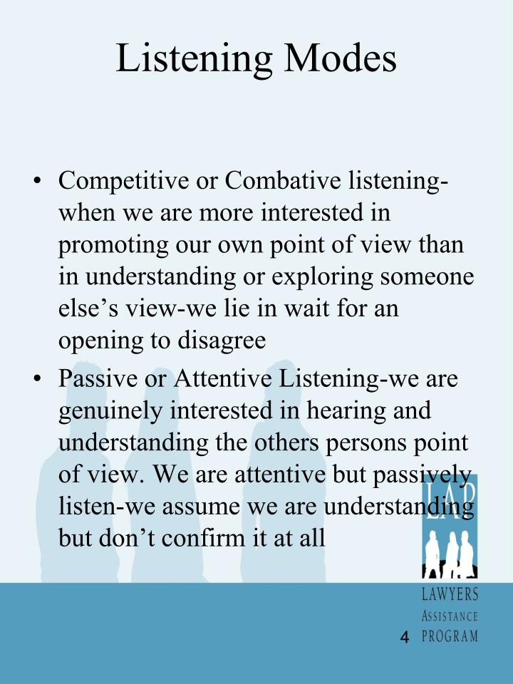 PPT - Advanced Communication Listening Skills PowerPoint Presentation ...