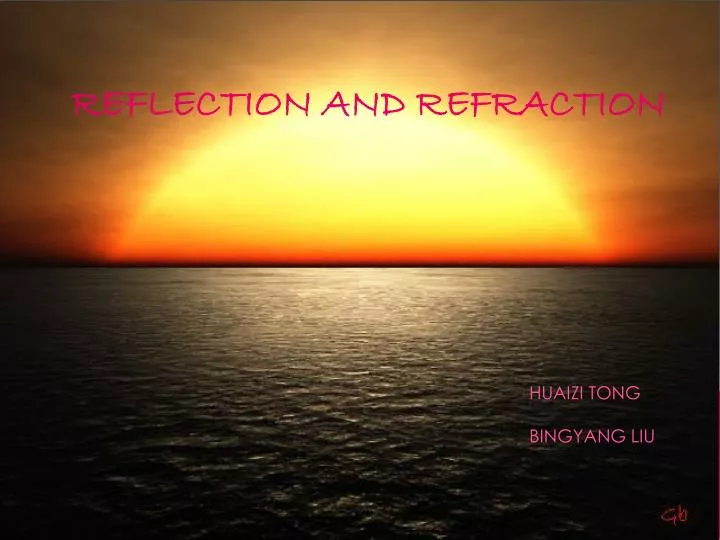 Ppt Reflection And Refraction Powerpoint Presentation Free Download
