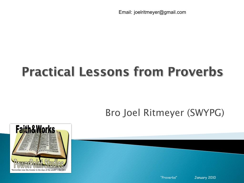 PPT - “Remember now thy Creator in the days of thy youth ...