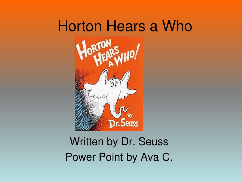 PPT - A Salute to Dr. Seuss Mrs. Hill’s Class March 25, 2013 PowerPoint ...