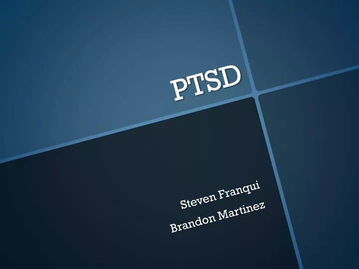 PPT - PTSD PowerPoint Presentation, free download - ID:1969546