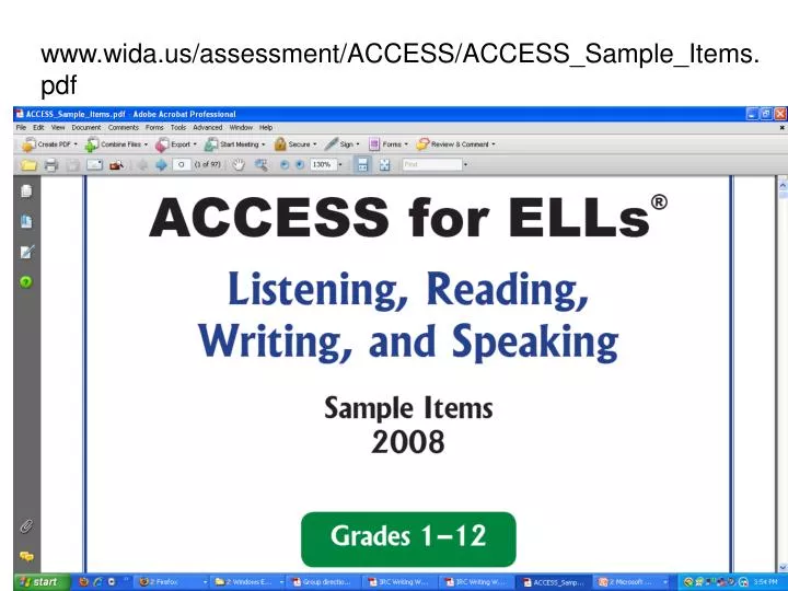 PPT - www.wida.us/assessment/ACCESS/ACCESS_Sample_Items.pdf PowerPoint ...