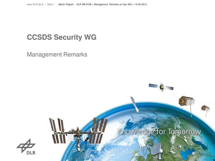 PPT - CCSDS Security WG PowerPoint Presentation, free download - ID:1970012