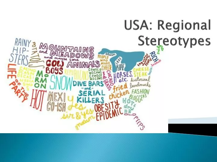 PPT - USA: Regional Stereotypes PowerPoint Presentation, free download ...