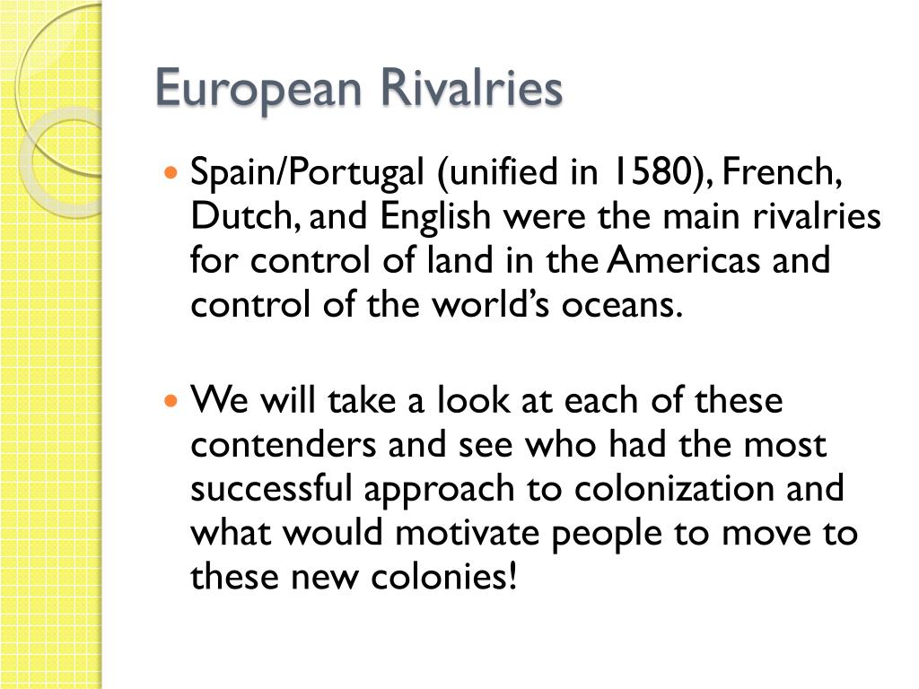 PPT - Europeans in North America 1600-1660 The Americas- What now ...