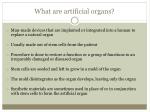PPT - Artificial Human Organs PowerPoint Presentation - ID:1970347