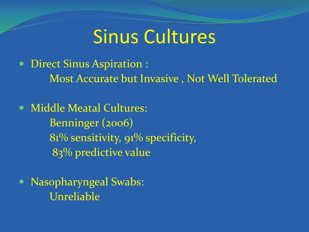 PPT - Sinusitis : Assessment, Diagnosis and Treatment Sometimes It I s ...