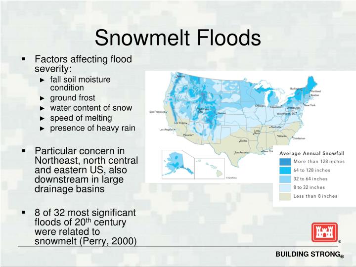 PPT - Significance of Snowmelt and River Ice on Flood Damages ...