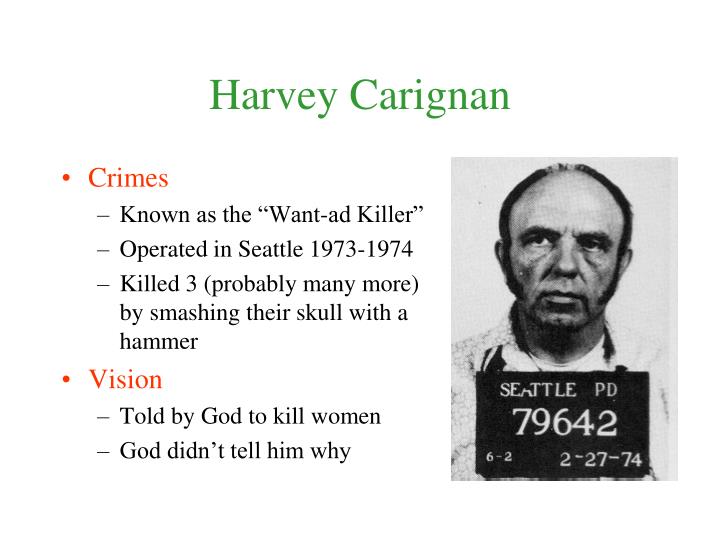 PPT - Serial Killers PowerPoint Presentation - ID:1971542