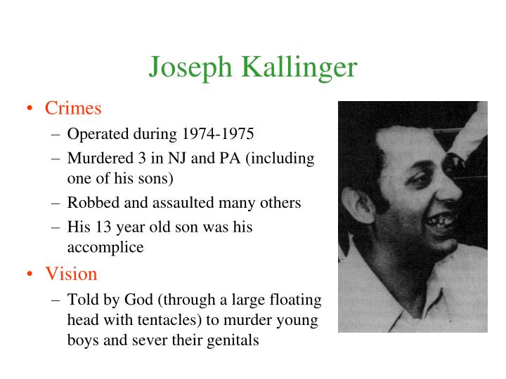 PPT - Serial Killers PowerPoint Presentation - ID:1971542